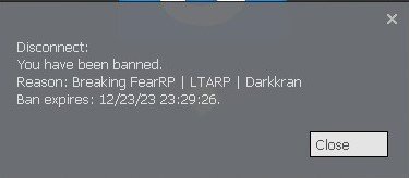 Ban appeal - Denied - Divide Networks